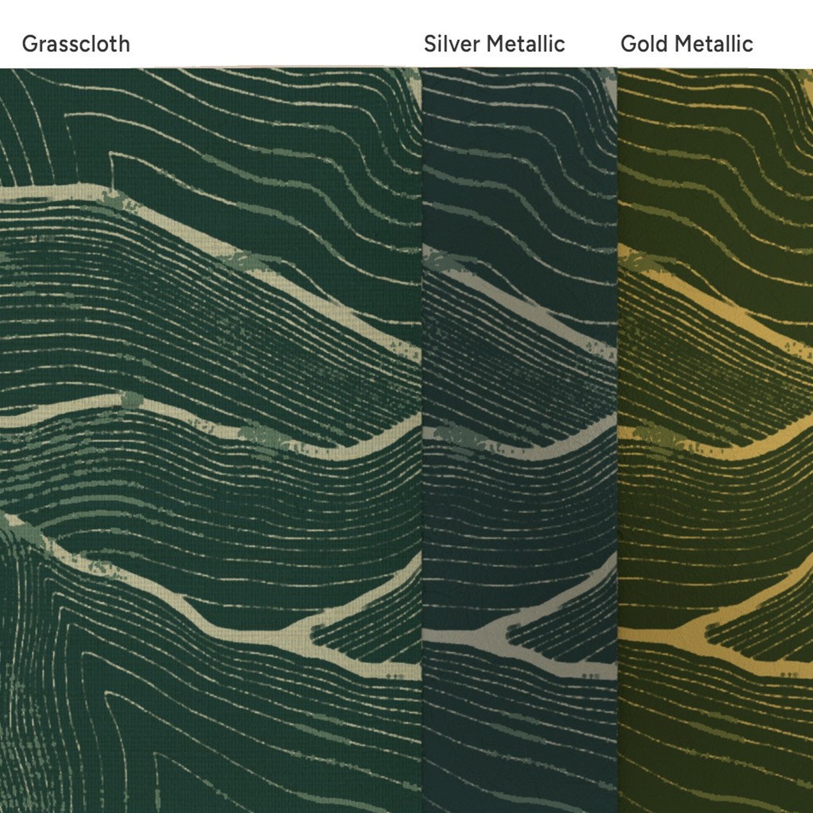Forest Green Grasscloth Wallpaper Mountains by Bold_and_brash_designs ...