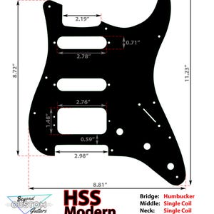 Custom Black Snakeskin Textured Pickguard - Fits Fender Stratocaster ...