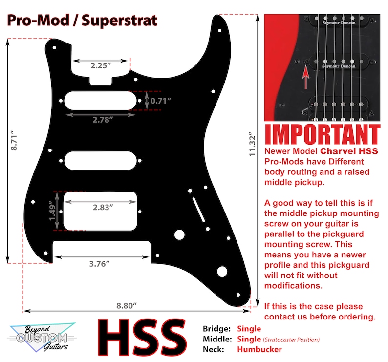 Black Textured Rising Sun Pickguard for Charvel Pro-mod So-cal Floyd ...