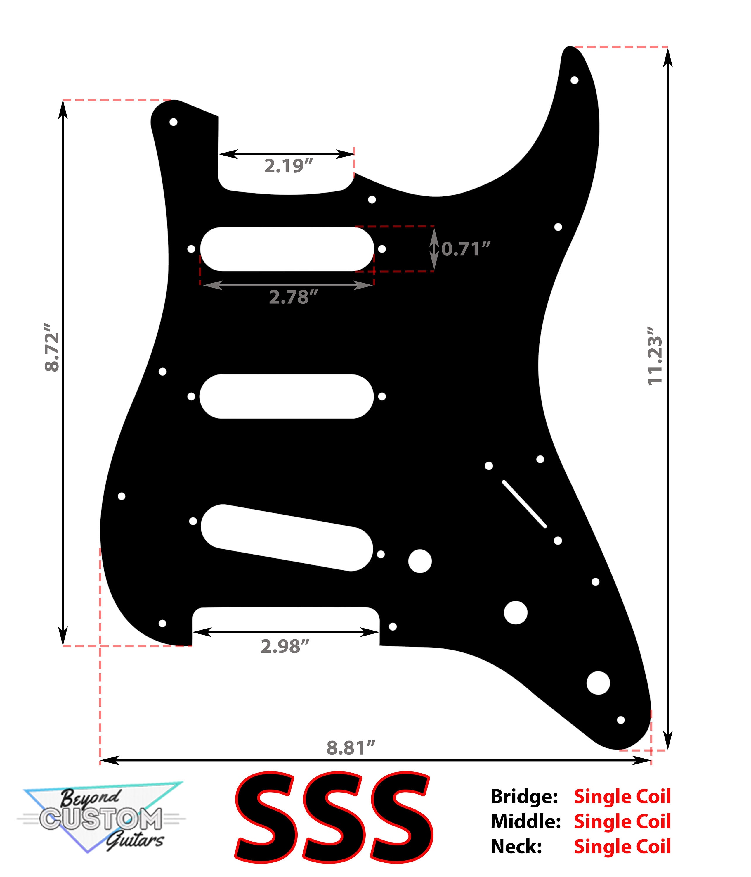 Custom Black Crackle Textured Pickguard Fits Fender Stratocaster USA ...