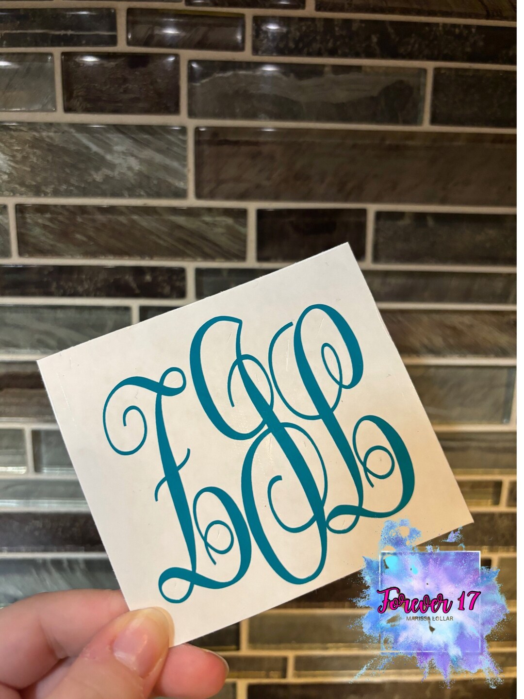 Personalized Monogram Decals - Etsy
