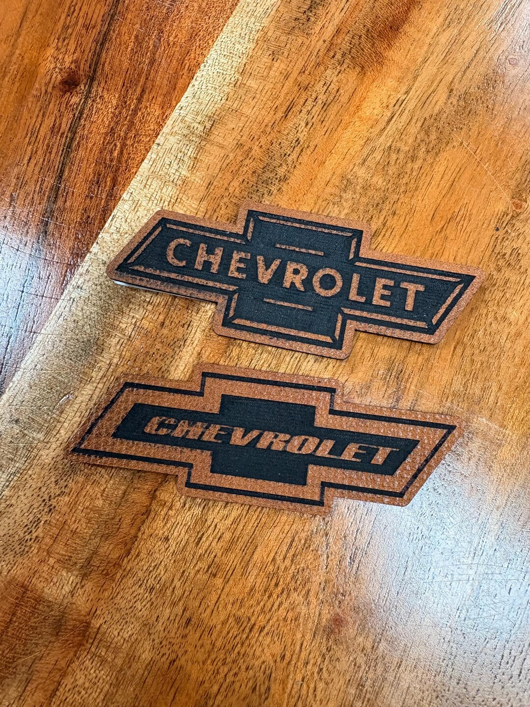 Chevrolet Iron on Leather Patch - Etsy