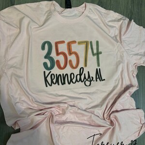 Custom Zip Code Shirts - Etsy
