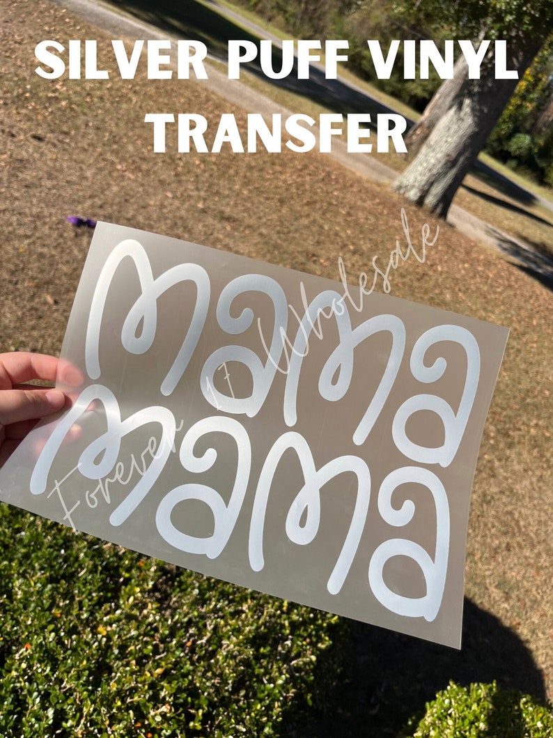 Heat Transfer Vinyl Transfers (PUFF AND REGULAR) - Etsy