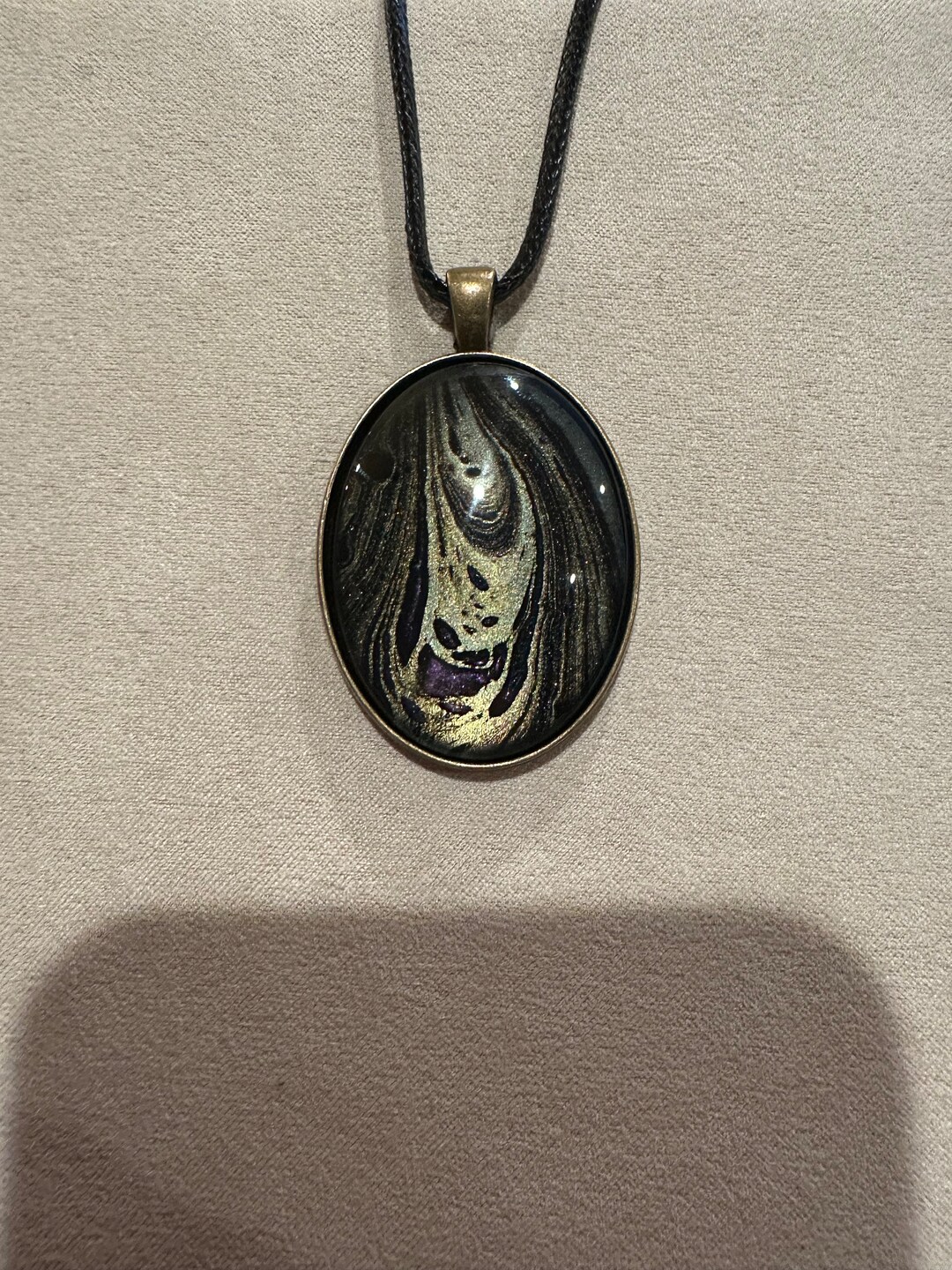 Abstract Art Pendant - Etsy