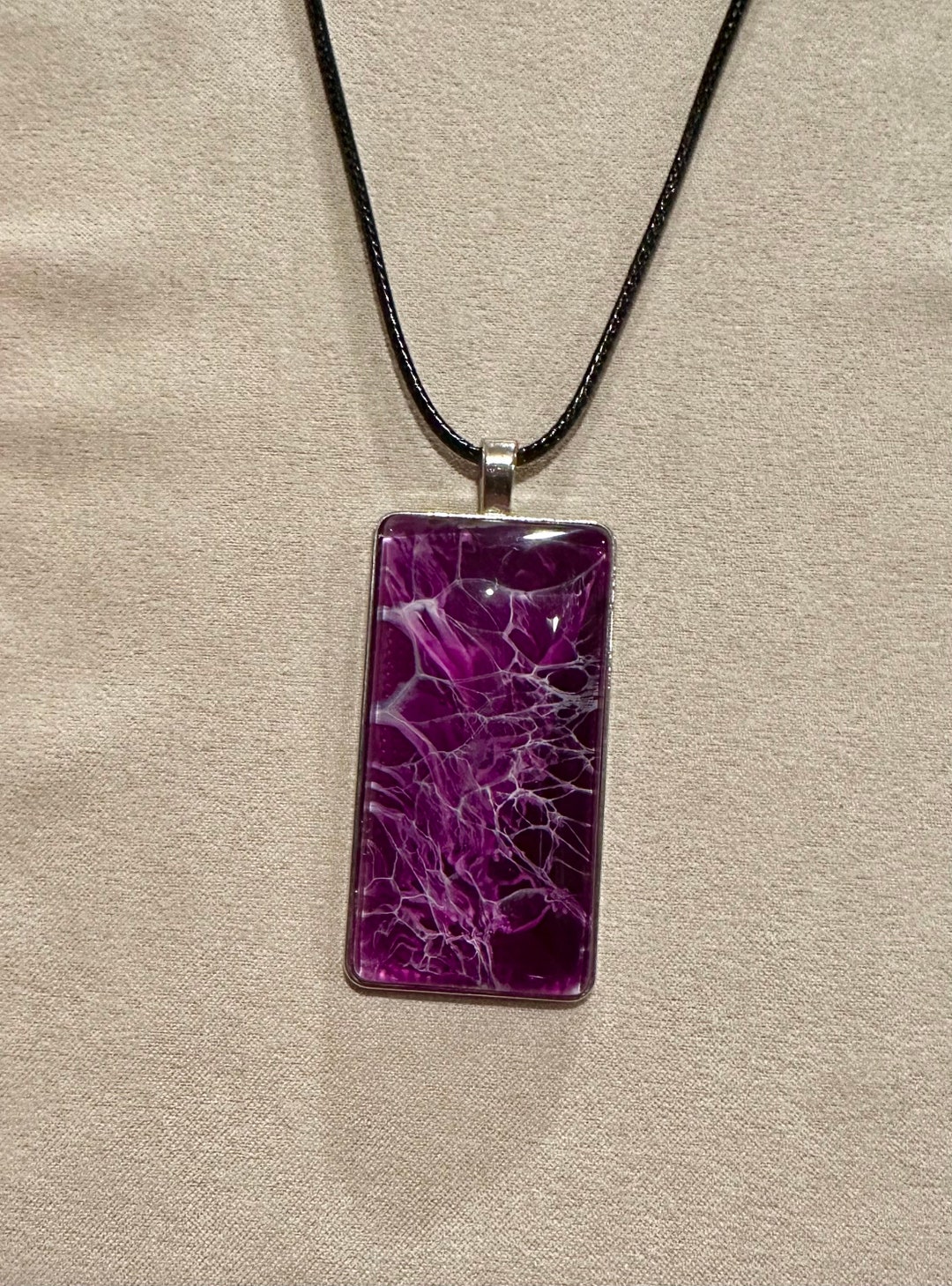 Abstract Art Pendant - Etsy
