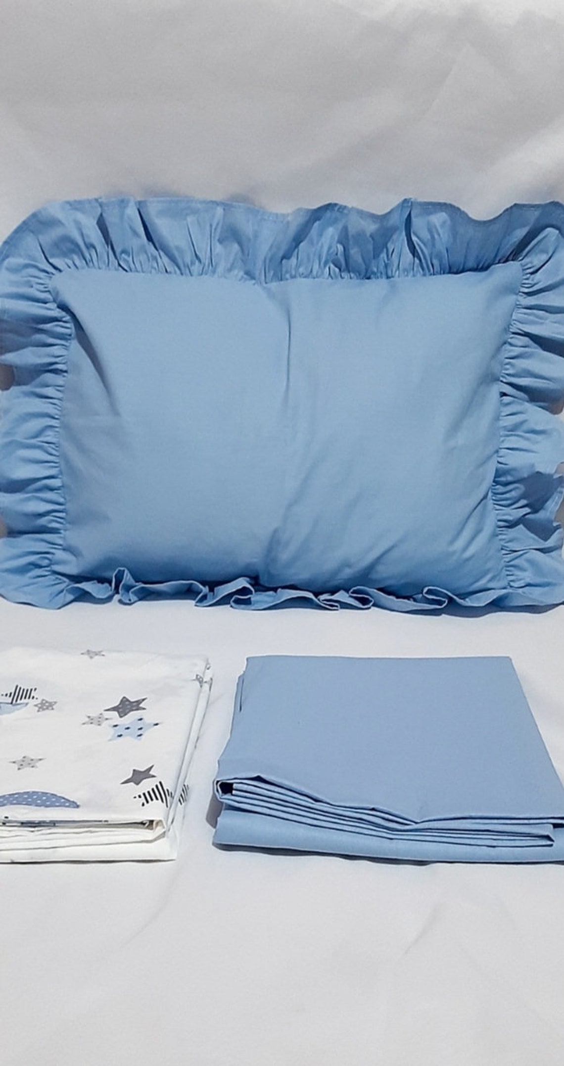 Blue Baby Park Crib Bedding Set Aydedeli 80 X 120 Cm Duvet Cover ...