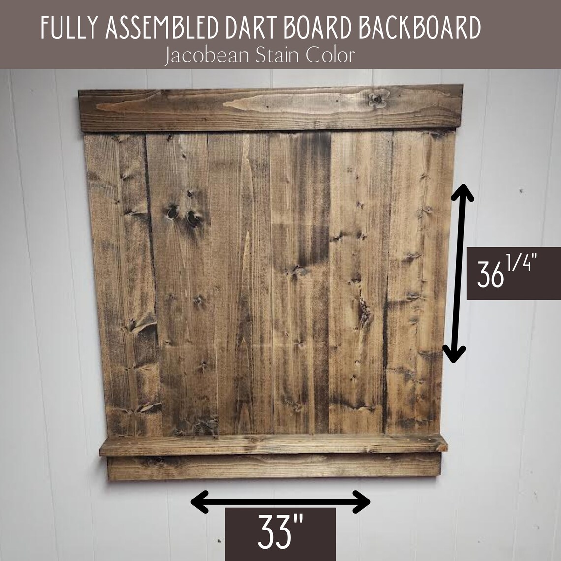 Handmade Rustic Dart Board Backboard Free Shipping Norwegian Pine Game ...