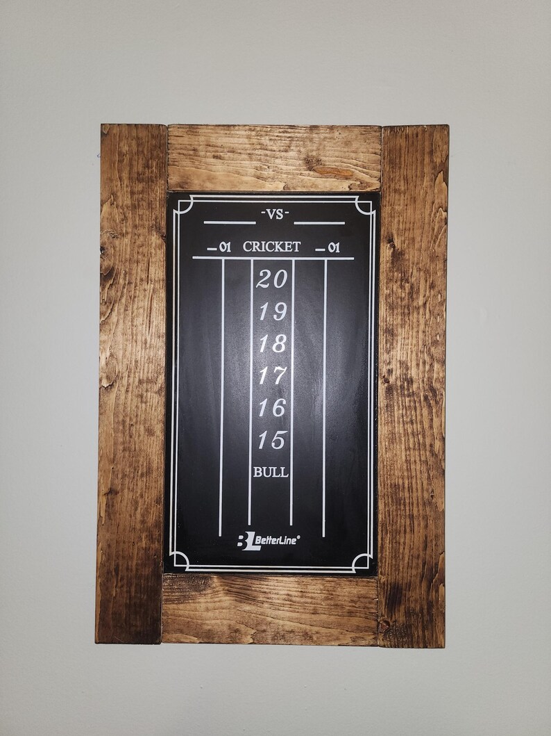 Custom Darts Scoreboard Personalized Cricket Scoreboard for Dad, Game ...