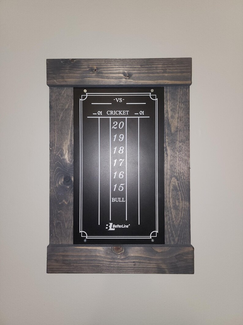 Custom Darts Scoreboard Personalized Cricket Scoreboard for Dad, Game ...