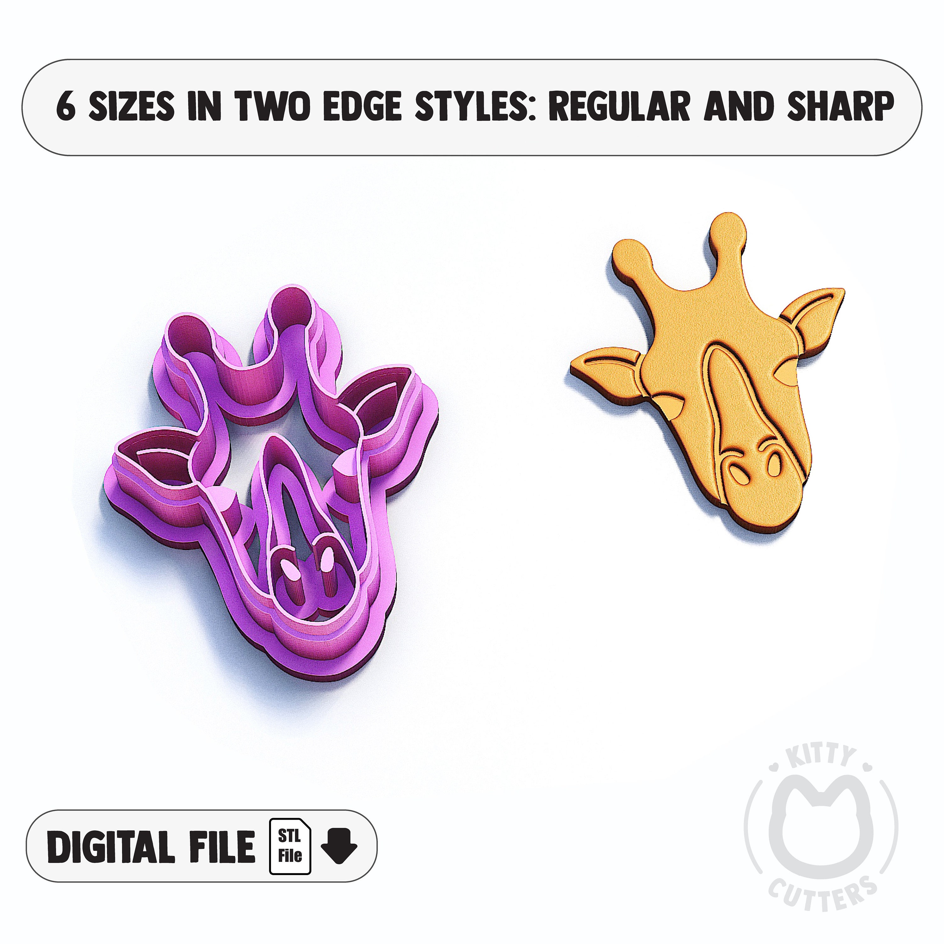 Giraffe Polymer Clay Cutter Stl File | Giraffe Clay Cutter STL ...