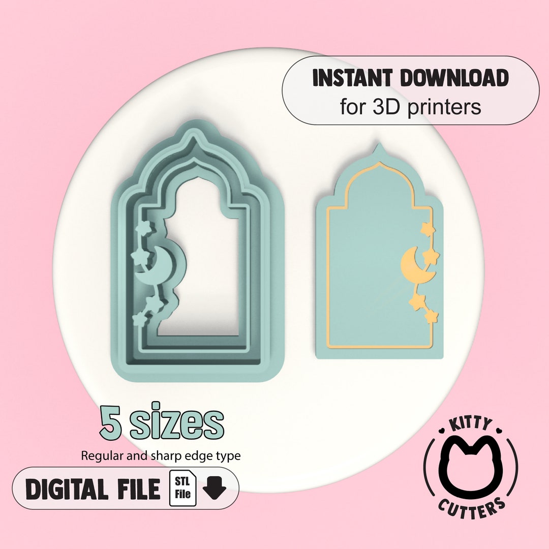 Arabesque Clay Cutter STL | Islamic Clay Cutter STL | Islamic Stl ...