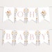 Wildflower Baby Shower Banner Template Printable Floral Custom Banner ...
