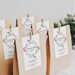 Wildflower Favor Tag Template Editable Wedding Tag Boho Flowers Thank ...