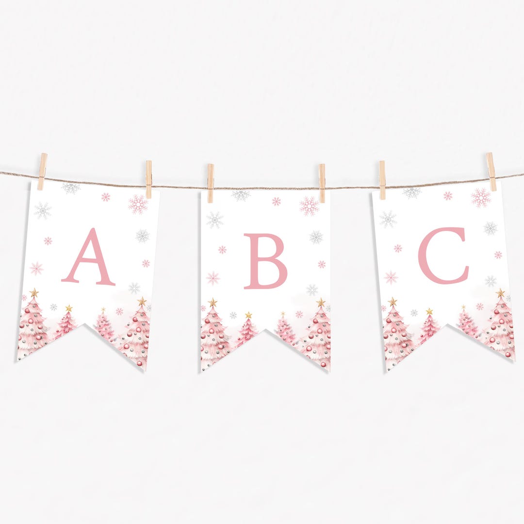 Plantilla de pancarta para baby shower de invierno, pancarta ...