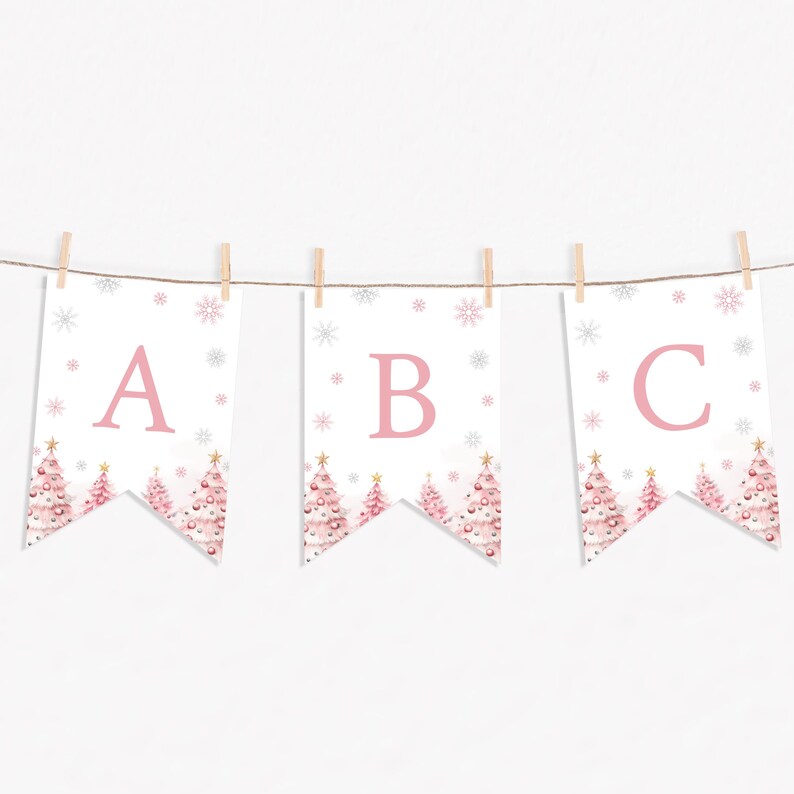 Plantilla de pancarta para baby shower de invierno, pancarta ...