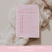 Pink Wavy Bridal Shower Games Bundle Soft Pink Bridal Shower Signs Set ...