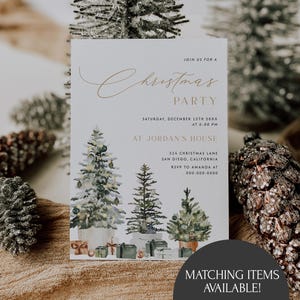 Editable Christmas Custom Sign Template Christmas Tree Table Sign ...