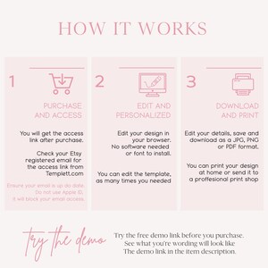 Pink Bow Baby Shower Welcome Sign Template Editable Pink Ribbon Baby ...