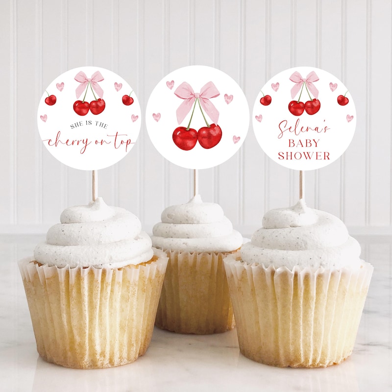 Cherry Red Toppers - Etsy