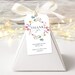 Wildflower Favor Tag Template Editable Wedding Tag Boho Flowers Thank ...