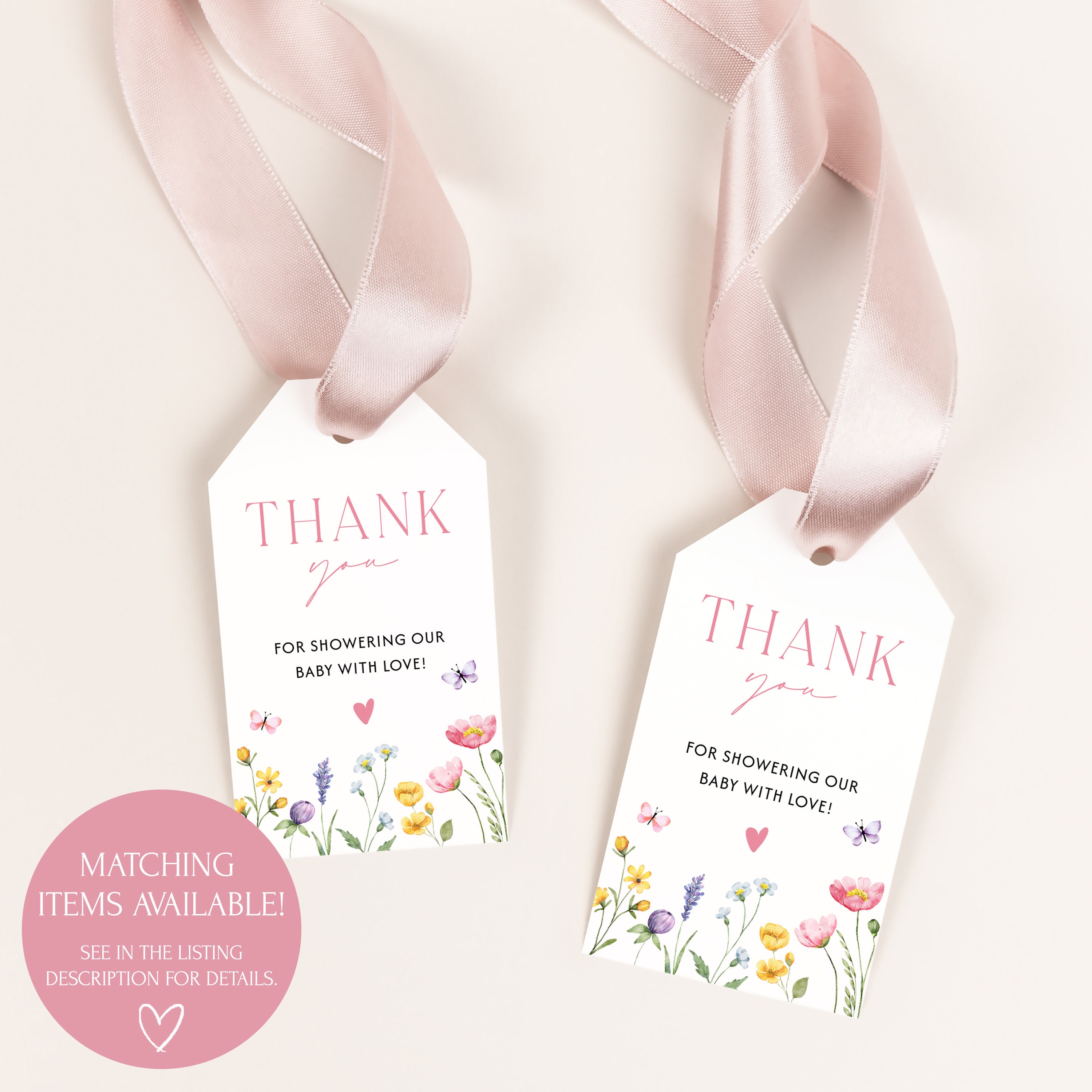 Wildflower Food Label Template Spring Flowers Food Label Floral Baby ...
