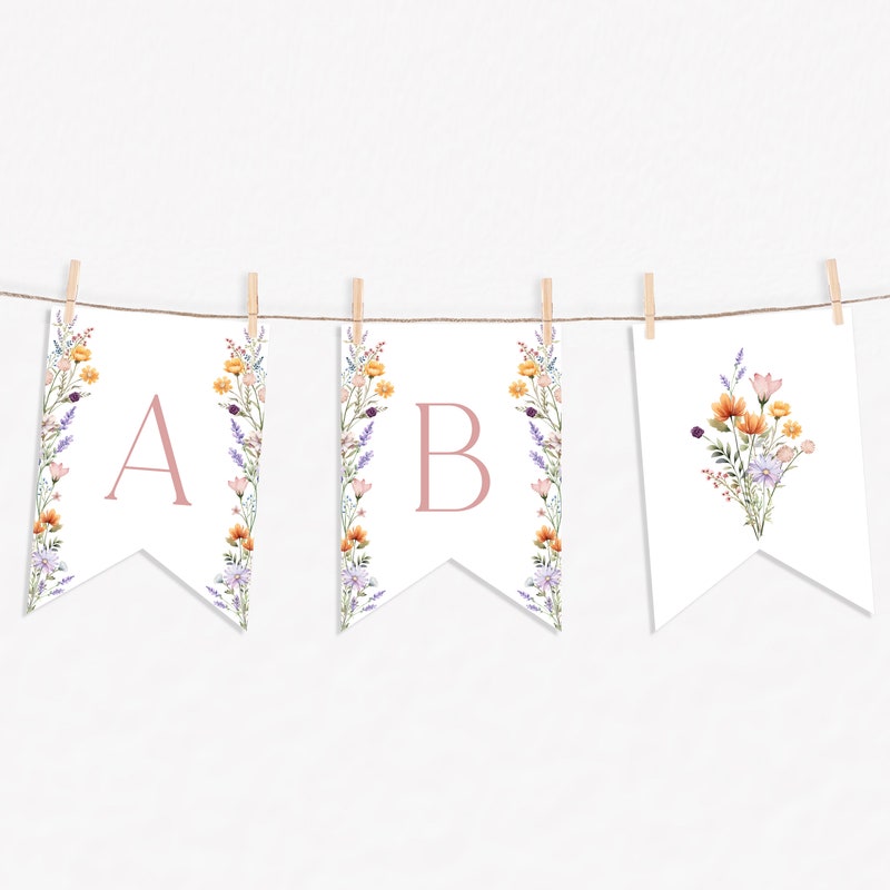 Wildflower Baby Shower - Etsy