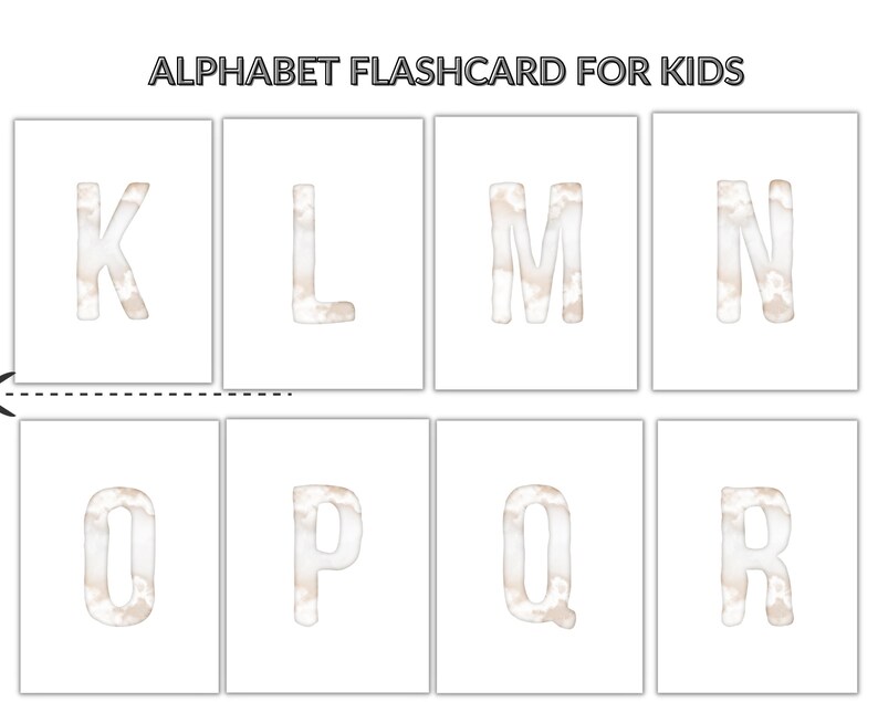 Printable Alphabet Flash Cards Classroom Decor Toddlers - Etsy Australia