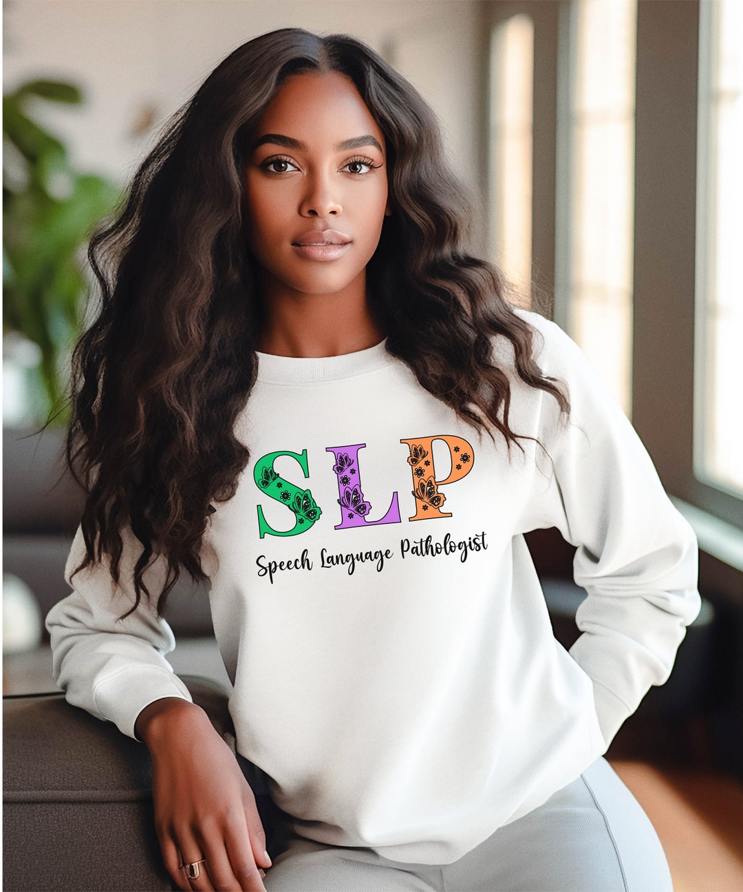 Sweatshirt SLP, Speech Language Pathologist,graduation Gift,christmas Gift, Mom Gift, SLP Mom ...
