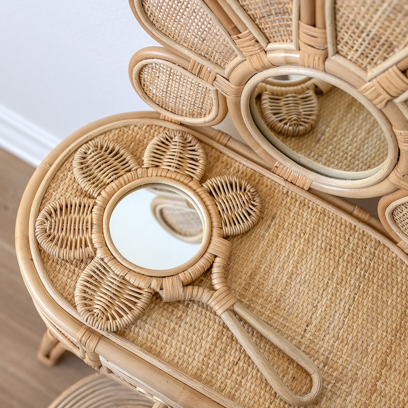 Rattan Mirrors - Etsy