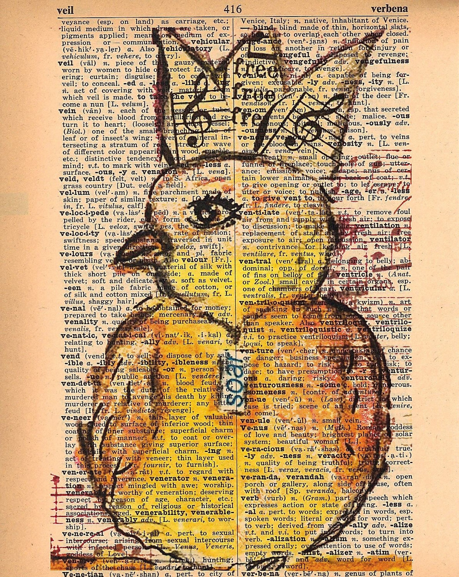Bird Soar Crown Dictionary Art Print - Etsy