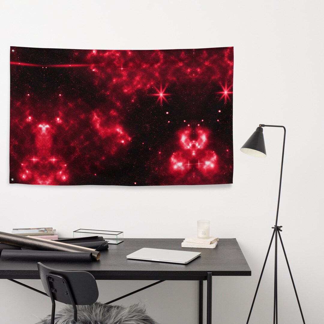 Galaxy Flag, Cosmic Banner, Universe Inspired Home Flag, Outer Space ...