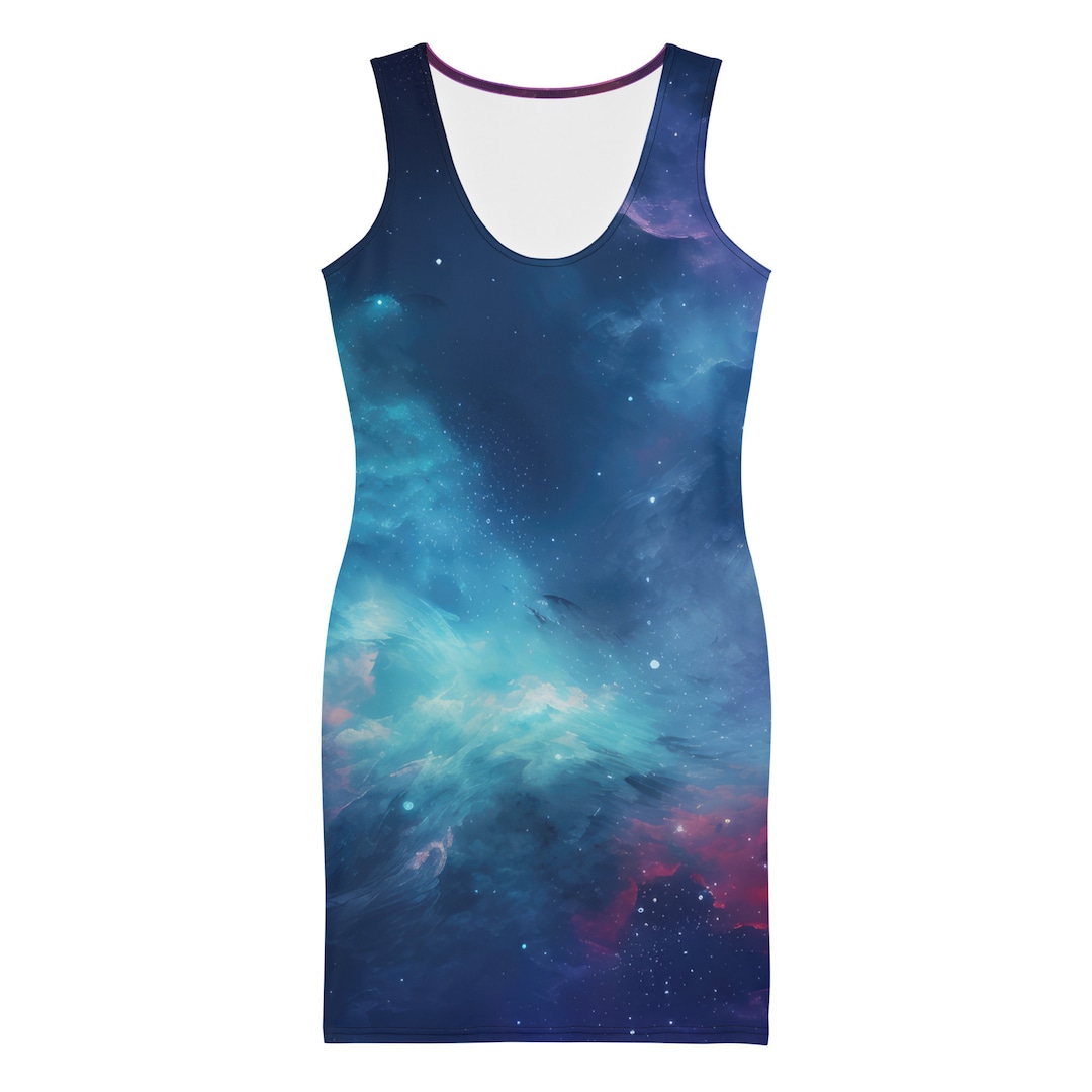 Galaxy Dress, Halloween Dress, Universe Inspired Party Attire, Outer ...