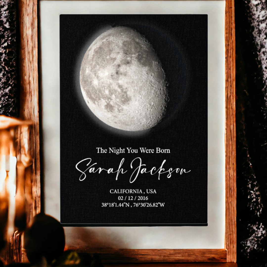 Moonphase Gifts Moon Phase Wall Hanging Moon Phases Moon Prints Phases ...