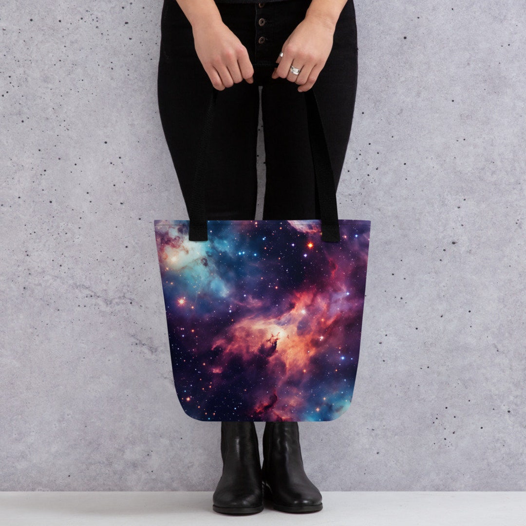 Galaxy Tote Bag, Cosmic Carryall, Universe Inspired Shopping Tote ...