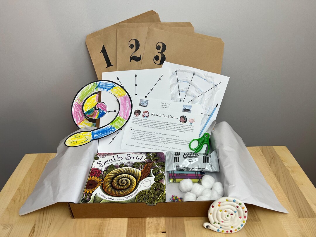 Swirl by Swirl: Children's Book and Activity Kit - Etsy