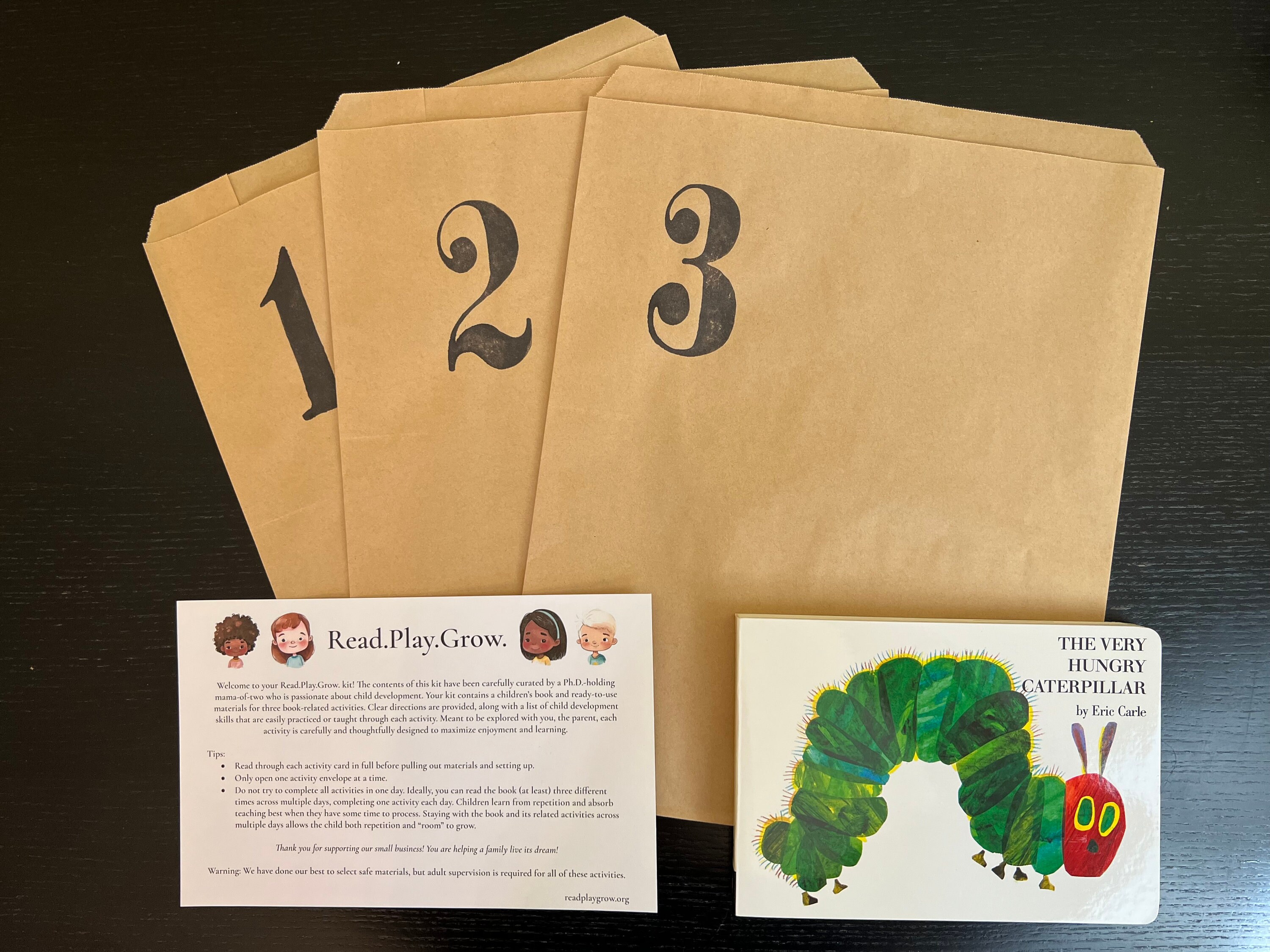 The Very Hungry Caterpillar: Children's Book and Activity Kit - Etsy