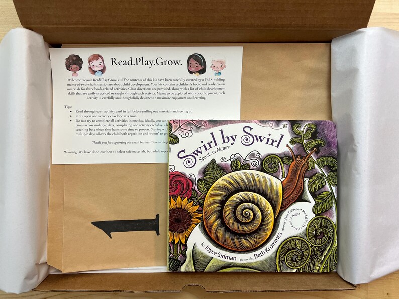Swirl by Swirl: Children's Book and Activity Kit - Etsy