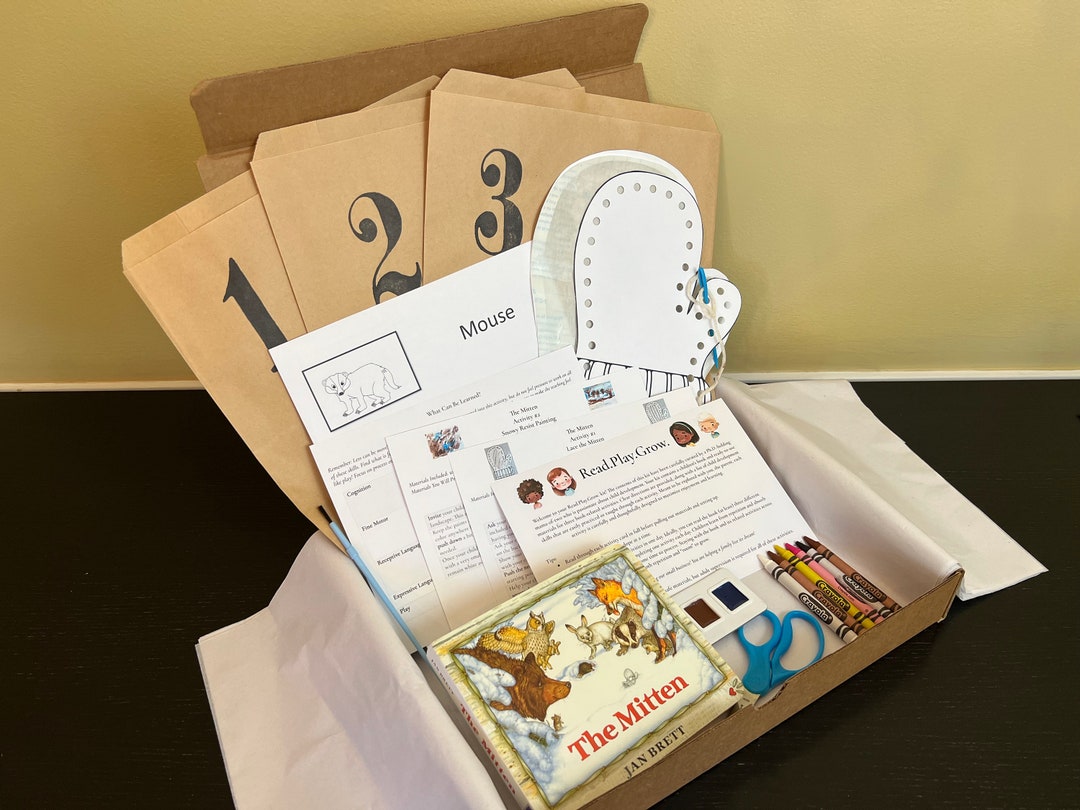 The Mitten: Children's Book and Activity Kit - Etsy