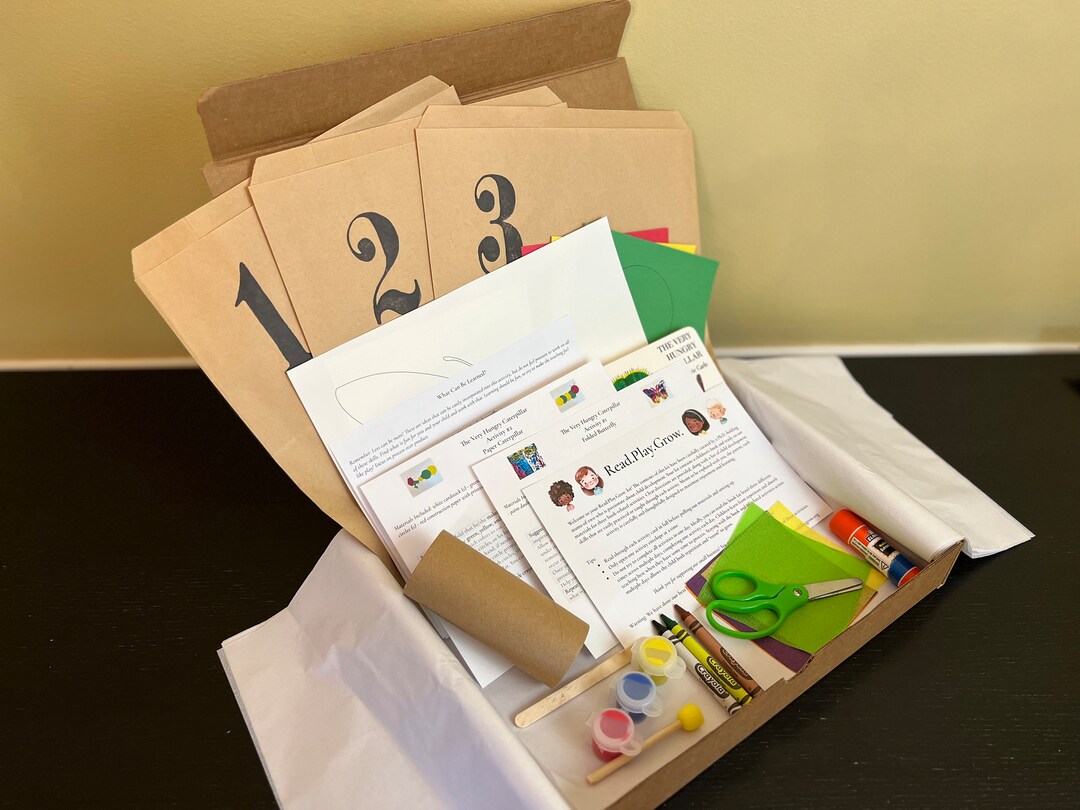 The Very Hungry Caterpillar: Children's Book and Activity Kit - Etsy