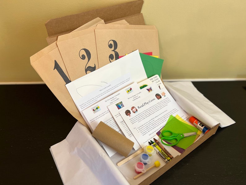 The Very Hungry Caterpillar: Children's Book and Activity Kit - Etsy