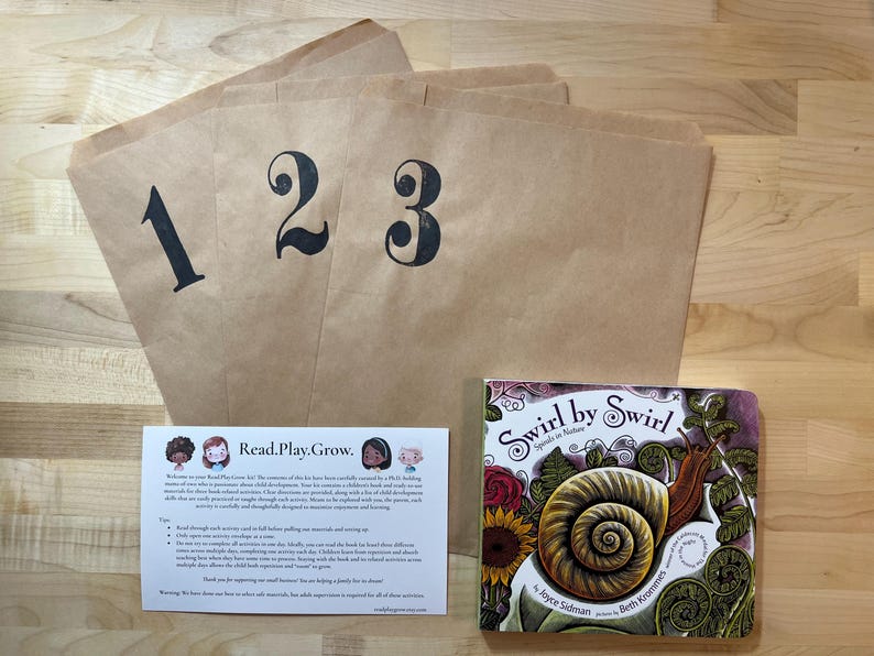 Swirl by Swirl: Children's Book and Activity Kit - Etsy