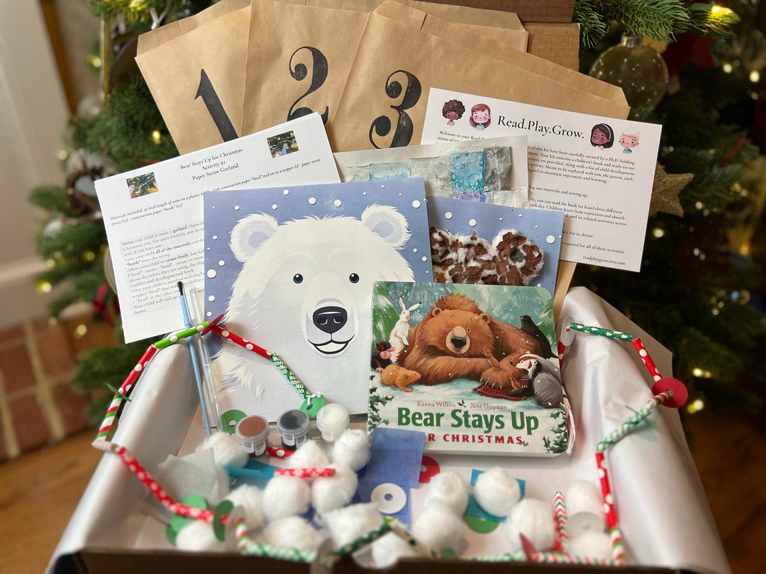 Bear Stays up for Christmas: Children's Book and Activity Kit - Etsy