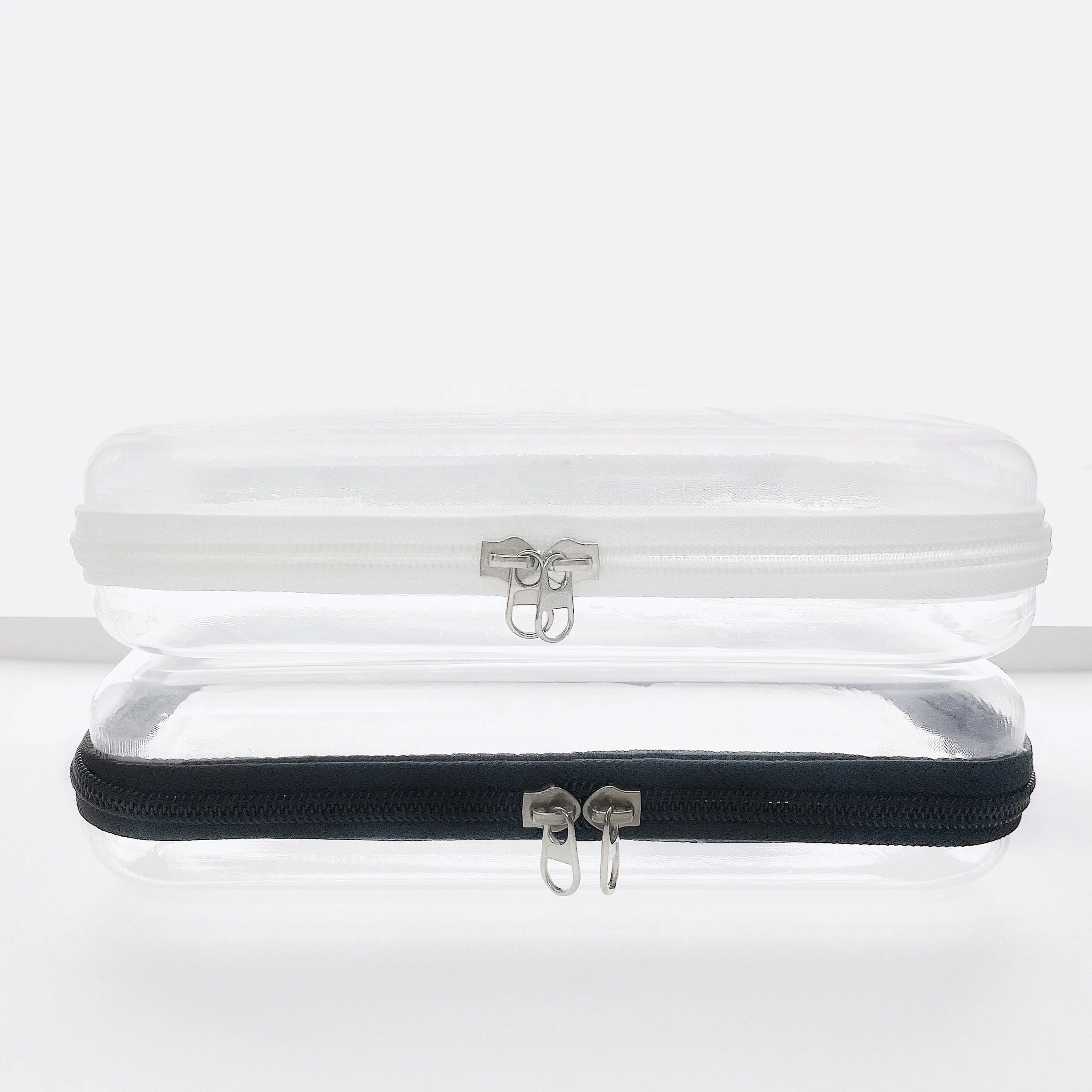 Super Storage Bins - 2pc Hard Clear Shell Organizer - Etsy