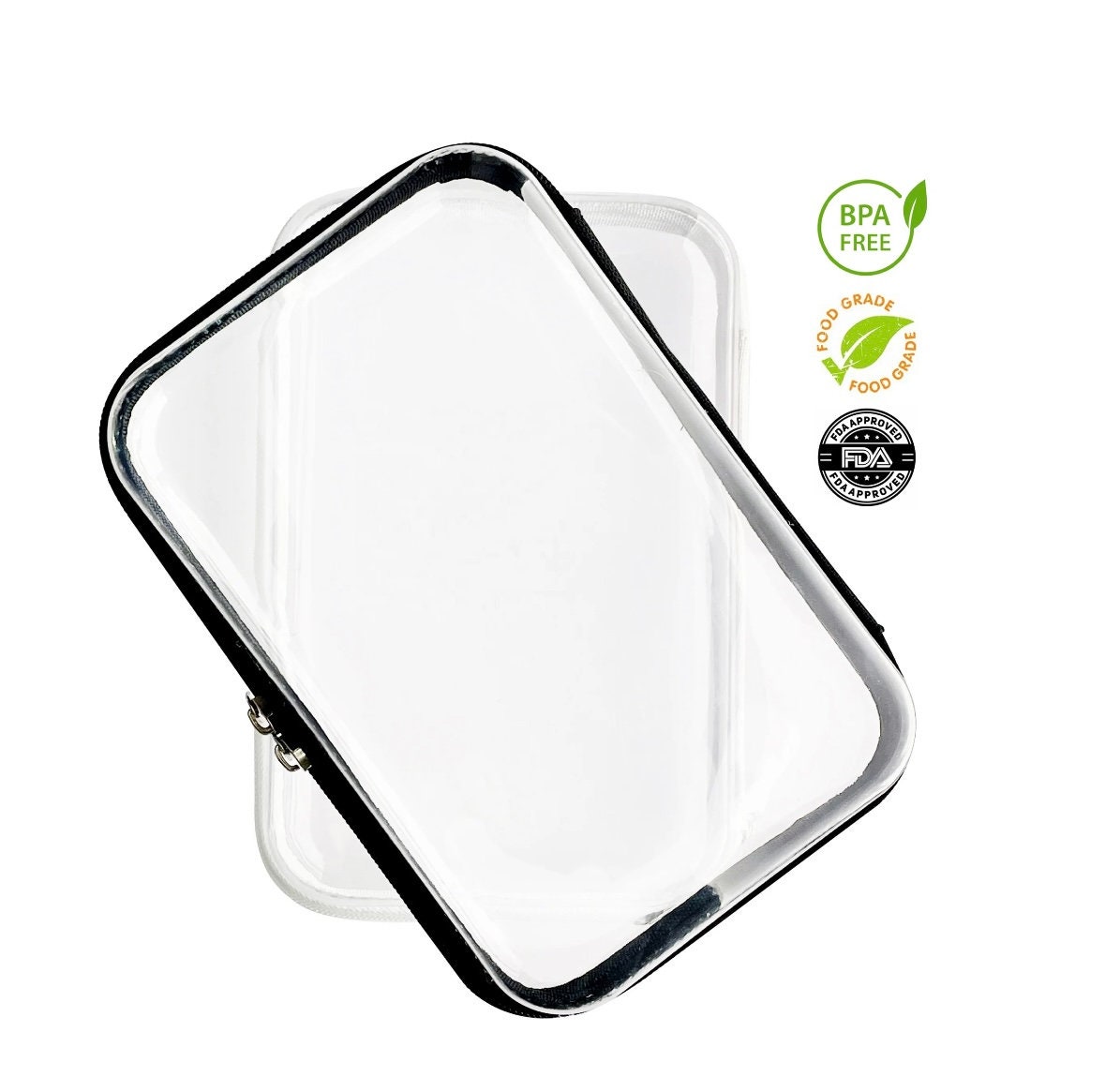 Super Storage Bins - 2pc Hard Clear Shell Organizer - Etsy