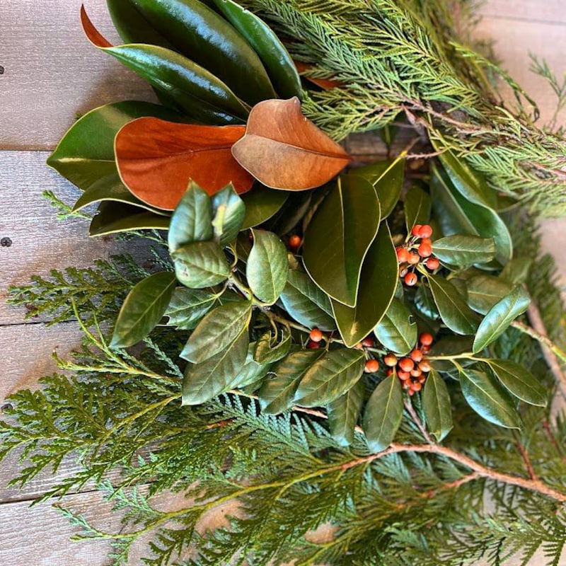 Fresh Holly Branches - Etsy
