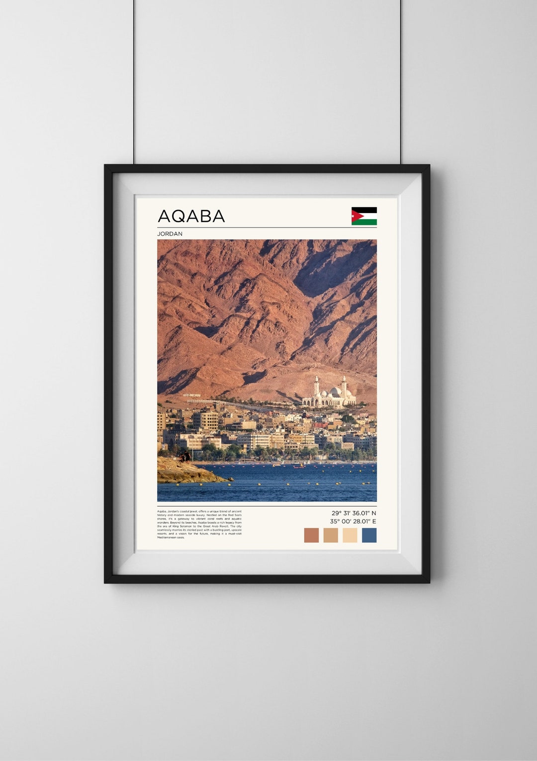 Aqaba, Jordan: Jewel of the Red Sea Print / Wall Art - Etsy