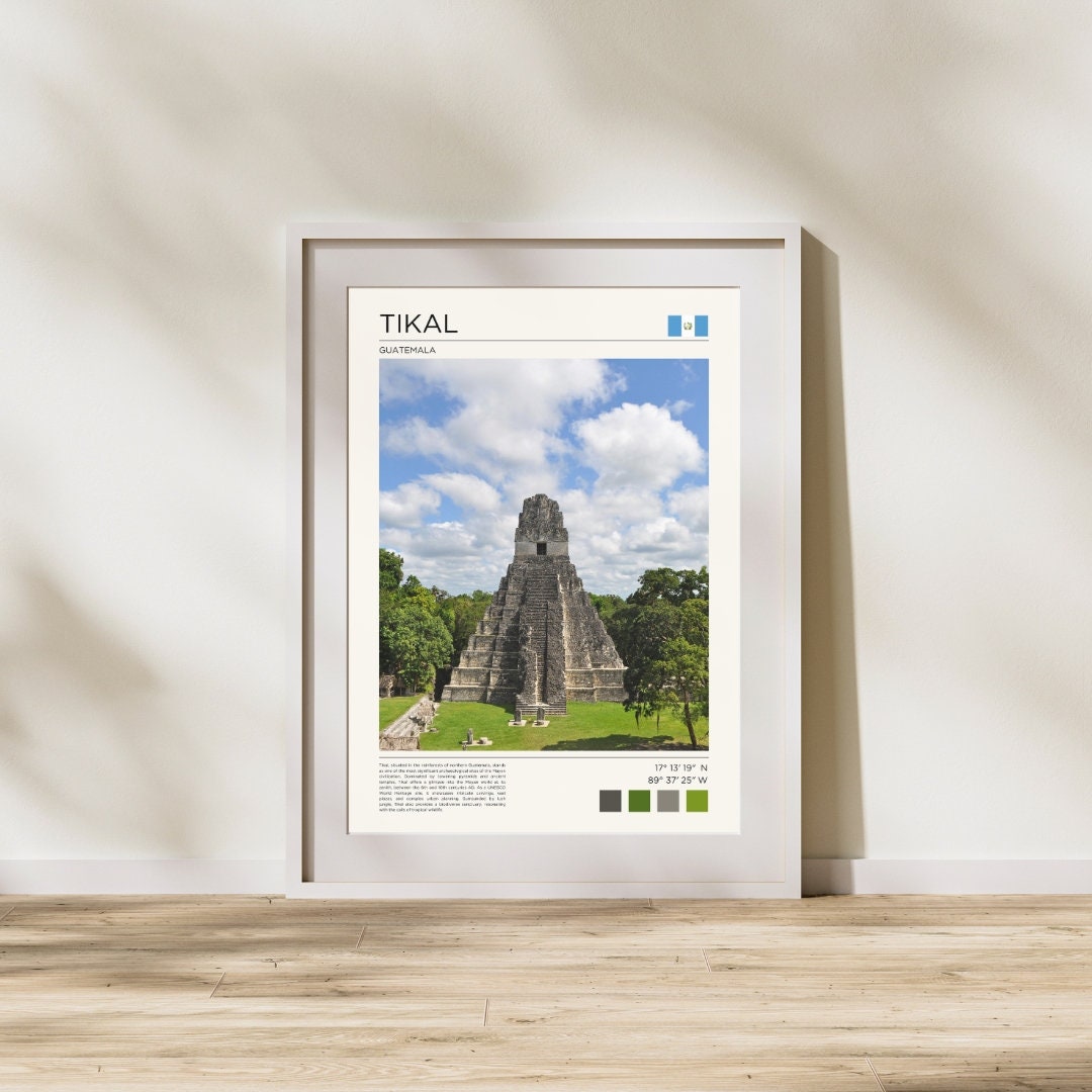 Tikal, Guatemala Print / Wall Art - Etsy