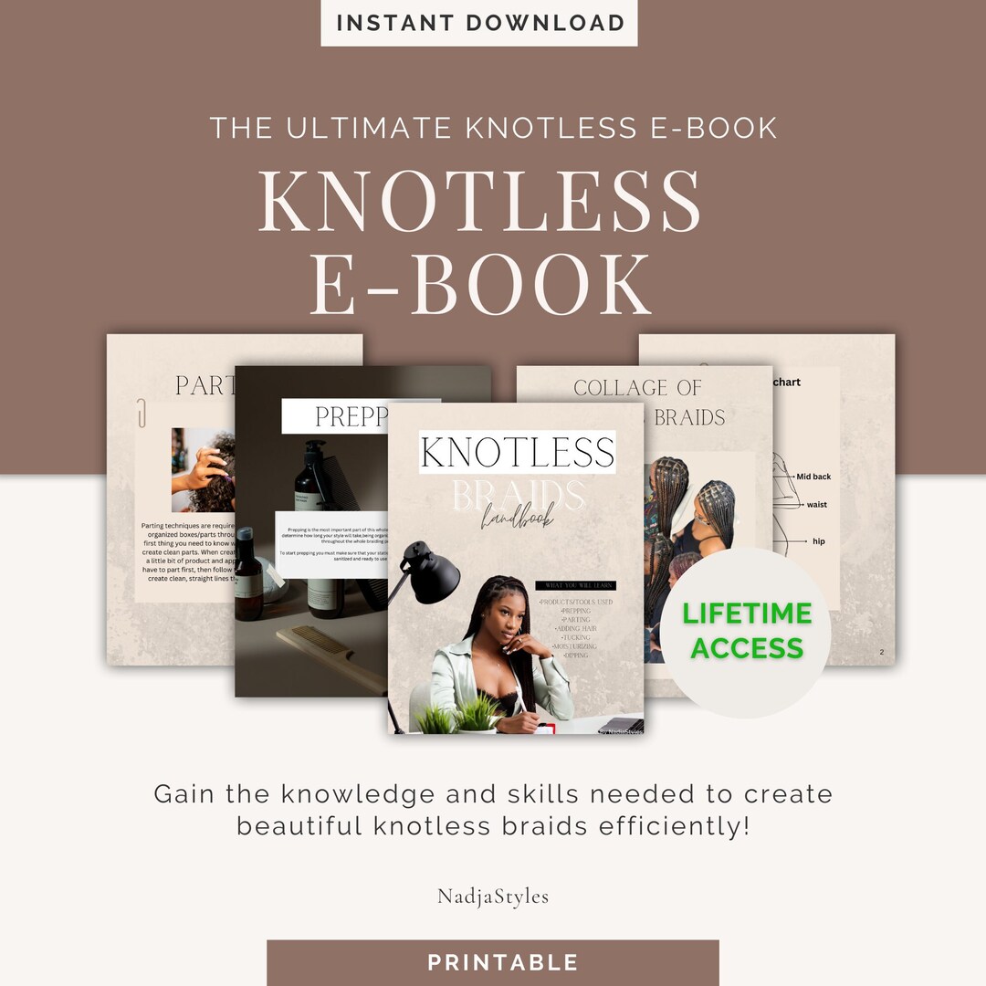 The Ultimate Guide to Mastering Knotless Braids - Etsy