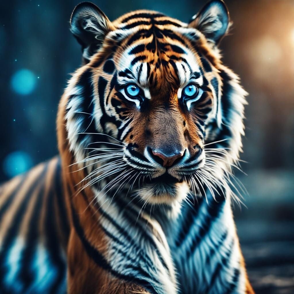 Blue Tiger Wallpaper